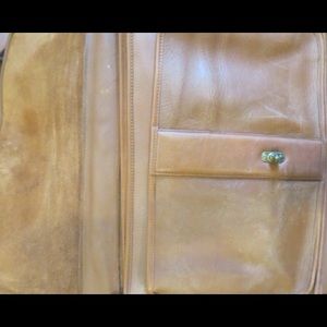 Tannery West | Bags | Tan Leather Crossbody Brief Case | Poshmark